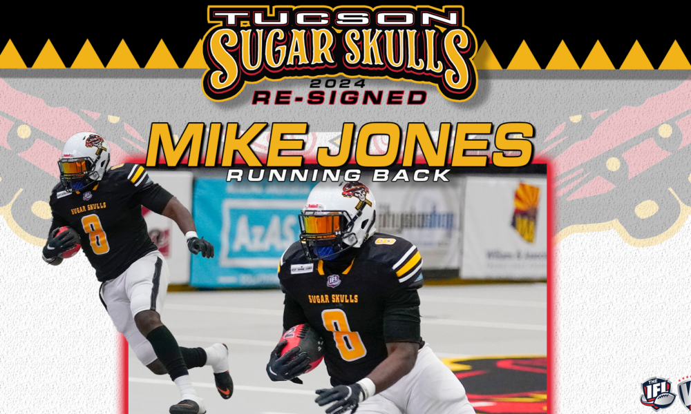 Tucson Re-Signs RB Mike Jones – 520 Sports Talk
