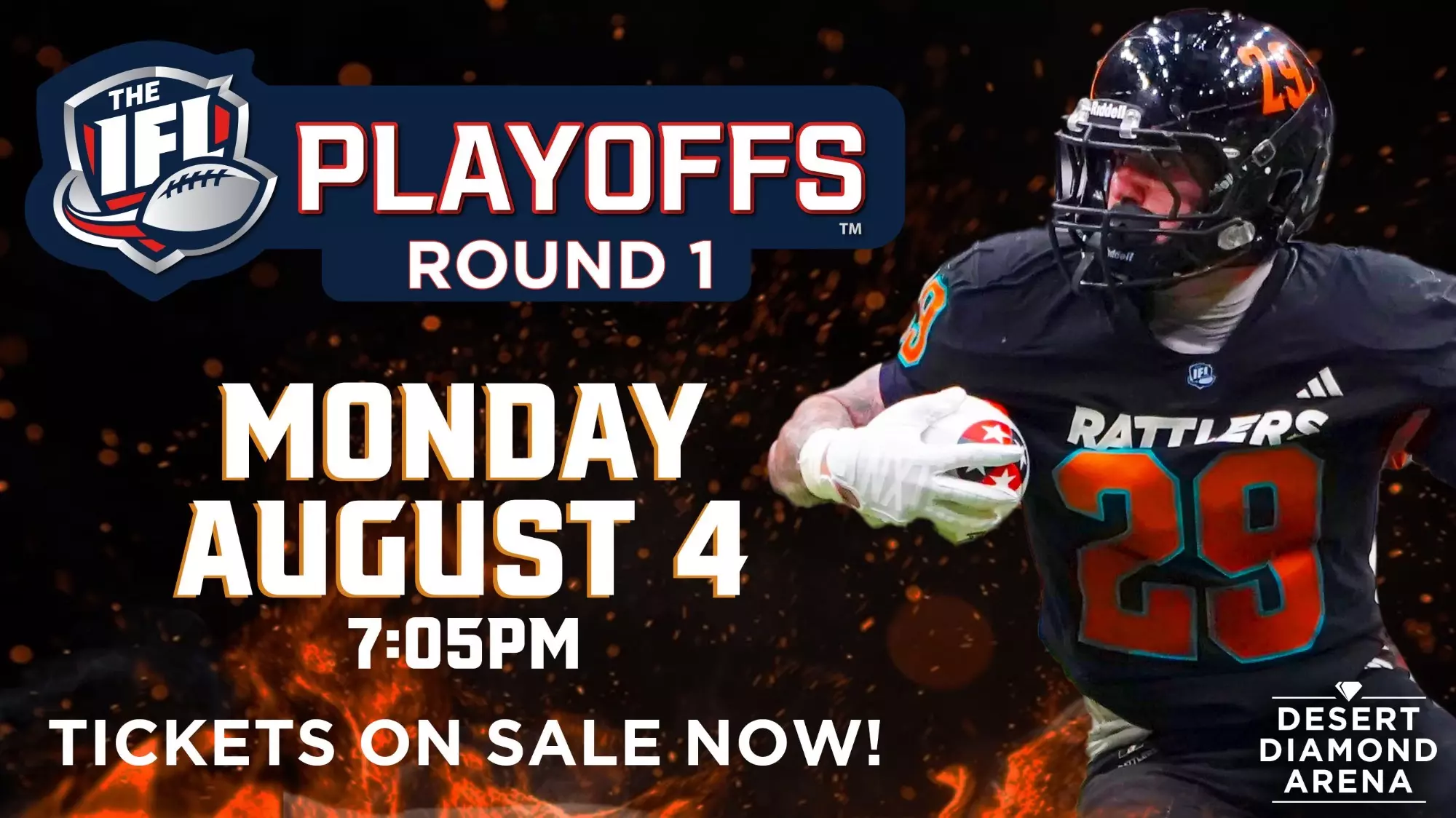 Rattlers to host First Round IFL Playoff Game – 520 Sports Talk